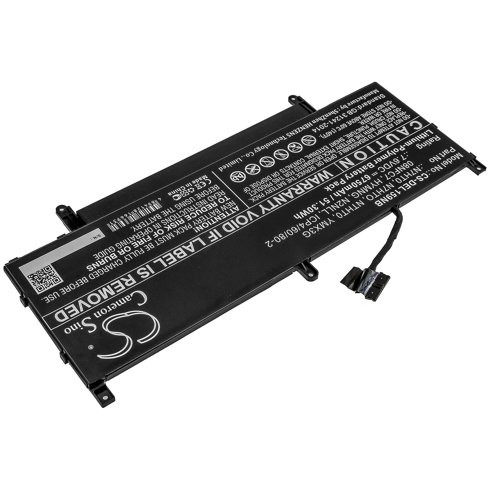 Battery for DELL Latitude 15 9510 WPK5N - Device Repair Guy