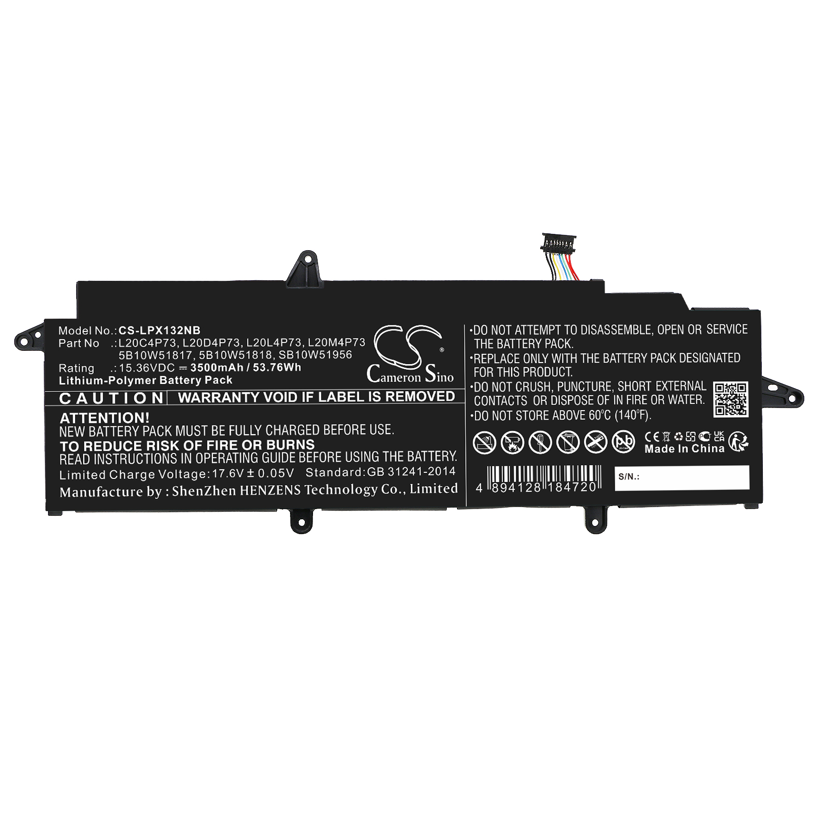 Battery for Lenovo ThinkPad X13 Gen 2(Intel)-20WK00ACMZ - Device Repair Guy